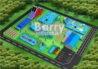 China Commercial Blow Up Inflatable Water Park Equipment For Kids And Adults for sale