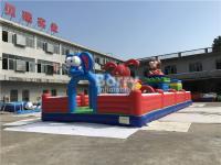China Outdoor Or Indoor Amusement  Inflatable Toddler Playground Air Inflatable Theme Park Castle Equipment for sale