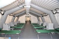 China Outdoor Portable Air Sealed Medical Inflatable Tent Shelter For Emergency Event for sale
