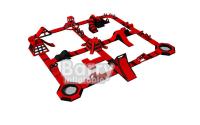 China 39X37.5m Outdoor Red And Black Giant Inflatable Floating Water Park For Lake for sale