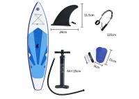 China Drop Stitch PVC  14'' Inflatable Stand Up Paddle Board Set for sale