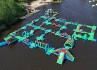 China Large Commercial Inflatable Water Splash Park / Floating Water Playground Equipment for sale
