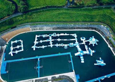China 0.9mm PVC Tarpaulin Inflatable Floating Water Park Games For Hotel Pool for sale