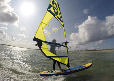 China Rigid Stand Up Paddle Board Foldable Inflatable Windsurfing Board for sale