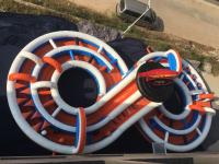 China Inflatable Obstacle Course Inflatable Comb Trampoline Playground for sale