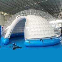 China PVC Inflatable Clear Dome Bubble Tent For Outdoor Camping Family Event for sale