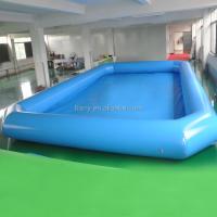 China Airtight Blow Up Water Pool For Paddle Boat High Temperature Heat Sealing for sale