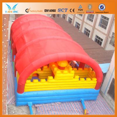 China Teenagers Inflatable Bouncy Castle For Theme Park Tear Resistance for sale