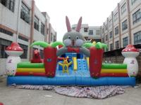 China Cartoon 0.55mm PVC Tarpaulin Inflatable Fun City for sale