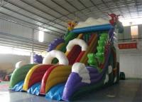 China Dragon Trippo Commercial Inflatable Slide With Durable Plato PVC Tarpaulin for sale