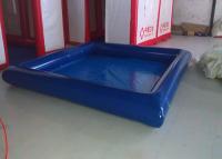 China Fire Resistant Square Outdoor Portable Water Pool High Heat Welded EN14960 for sale