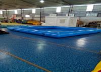 China Easy Setup Portable Water Pool With Waterproof Plato PVC Tarpaulin for sale