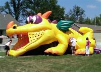 China Durable Outdoor Commercial Inflatable Slide, Cheap Inflatable Crocodile Slide For Playing for sale