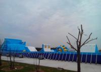 China Removable Metal Frame Above Ground Swimming Pools With 0.9mm PVC Tarpaulin for sale