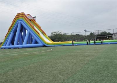 China Safety Outdoor Large Blow Up Water Slide For Giant Inflatable Games for sale