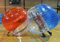 China Funny Outdoor Inflatable Toys , Inflatable Human Bumper Balls With Logo Printing for sale
