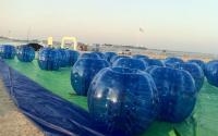 China EN14960 Blue Giant Hamster Ball Inflatable Body Ball Soccer For Commercial for sale