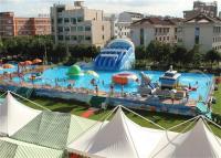 China Safety Frame Adult Inflatable Amusement Park With Fire Resistant PVC for sale