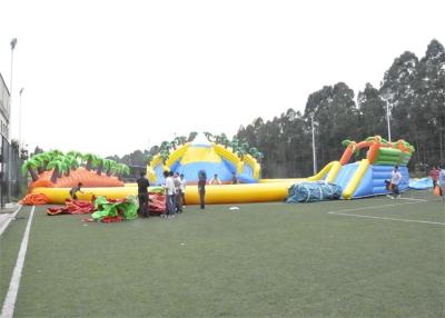 China Waterproof Commercial Water Inflatable Theme Park With Plato PVC Tarpaulin for sale