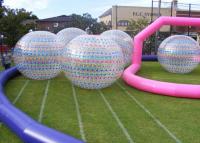 China Commercial outdoor inflatable games , Giant Inflatable Zorb Ball /  Human Hamster Ball for sale