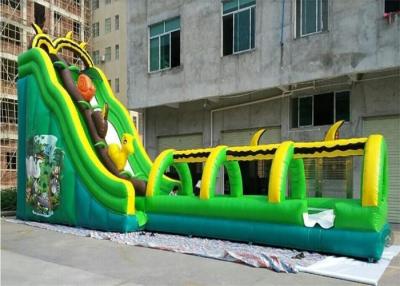 China Lovely 7M Height Bee Shape Giant Inflatable Water Slide With Pool for sale
