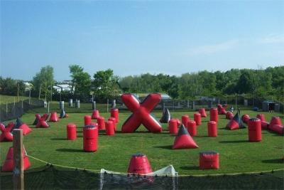 China 0.9mm PVC Outdoor Commercial Inflatable Sports Games Sup Airball Bunkers for sale