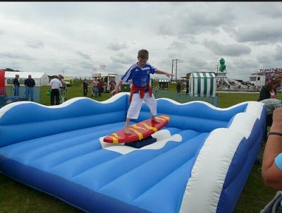 China Wonderful Waterproof Inflatable Surfboard Simulator For Outdoor Blow Up Games for sale
