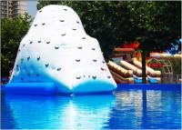 China Outdoor Inflatable Water Toys Inflatable Pool Iceberg Floating Climbing Wall for sale
