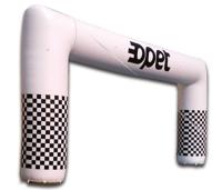 China White Color Inflatable Advertising Products PVC Arch with Custom Logo for sale