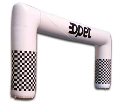 China White Color Inflatable Advertising Products PVC Arch with Custom Logo for sale