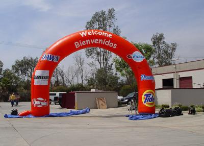 China Red Excellent waterproof  PVC Inflatable Advertising Products Arch for Event for sale