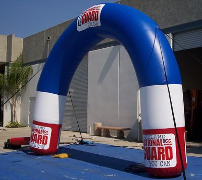 China Event Inflatable Advertising Products Curved Arch of Plato PVC tarpaulin for sale