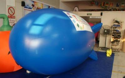 China 4m Long 0.18mm PVC Inflatable Advertising Products Helium Balloons for sale