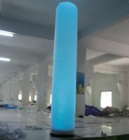 China EN71 Approved Large Commercial Inflatable Column with LED Lighting for sale