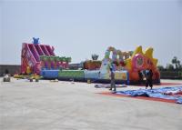 China Exciting Inflatable Obstacle Course , Adrenaline Rush Inflatable Extreme Obstacle Course for sale