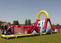 China Big Inflatable Obstacle Course EN14960 , Tunnel Obstacle Course For Garden for sale
