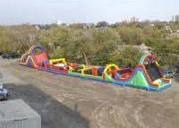 China Magnificant Children / Adult Bouncy Obstacle Course Inflatables For Rental for sale