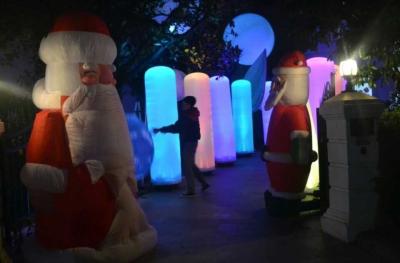 China Rent Waterproof Blow Up Advertising Inflatable Led Light For Party for sale