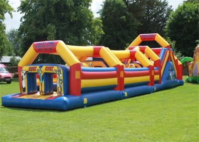 China Waterproof PVC Backyard Adult Inflatable Obstacle Course With EN14960 for sale