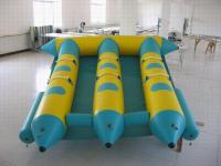 China 6 Person Inflatable Water Toys ,  Plato PVC Tarpaulin Inflatable Water Flyfish for sale