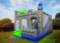 China Rent Giant Commercial Inflatable Combo, Dragon Bouncy Castle With Slide Hire for sale
