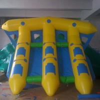 China PVC Tarpaulin Inflatable Water Flying Fish Boat With Logo printing for sale