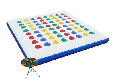 China Inflatable Interactive Games , Classic Blow Up Twister Game For Kids for sale