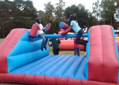 China Exciting Inflatable Gladiator Game / Waterproof Blow Up Gladiator Arena for sale