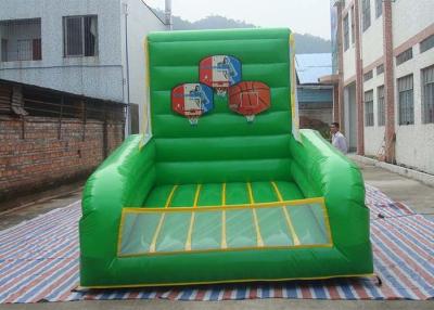 China Plato PVC Tarpaulin Inflatable Sports Games / Inflatable Basketball Court For Shooting for sale