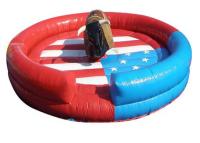 China Commercial Inflatable Interactive Games , Mechanical Rodeo Bull Machine for sale