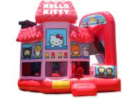 China Multi - Function Commercial Hello Kitty Inflatable Bounce House Combo Rentals for sale