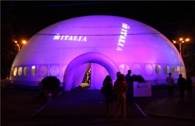 China Giant Lighting Inflatable Tent , Inflatable Dome Tent Price for sale