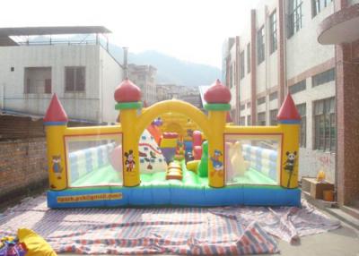 China EN71 Large PVC Tarpaulin Inflatable Bouncy Castle For Children Games for sale