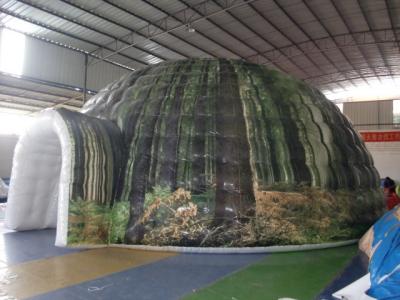China Outside Airtight Printed Camping Inflatable Tent With UV - Resistance for sale